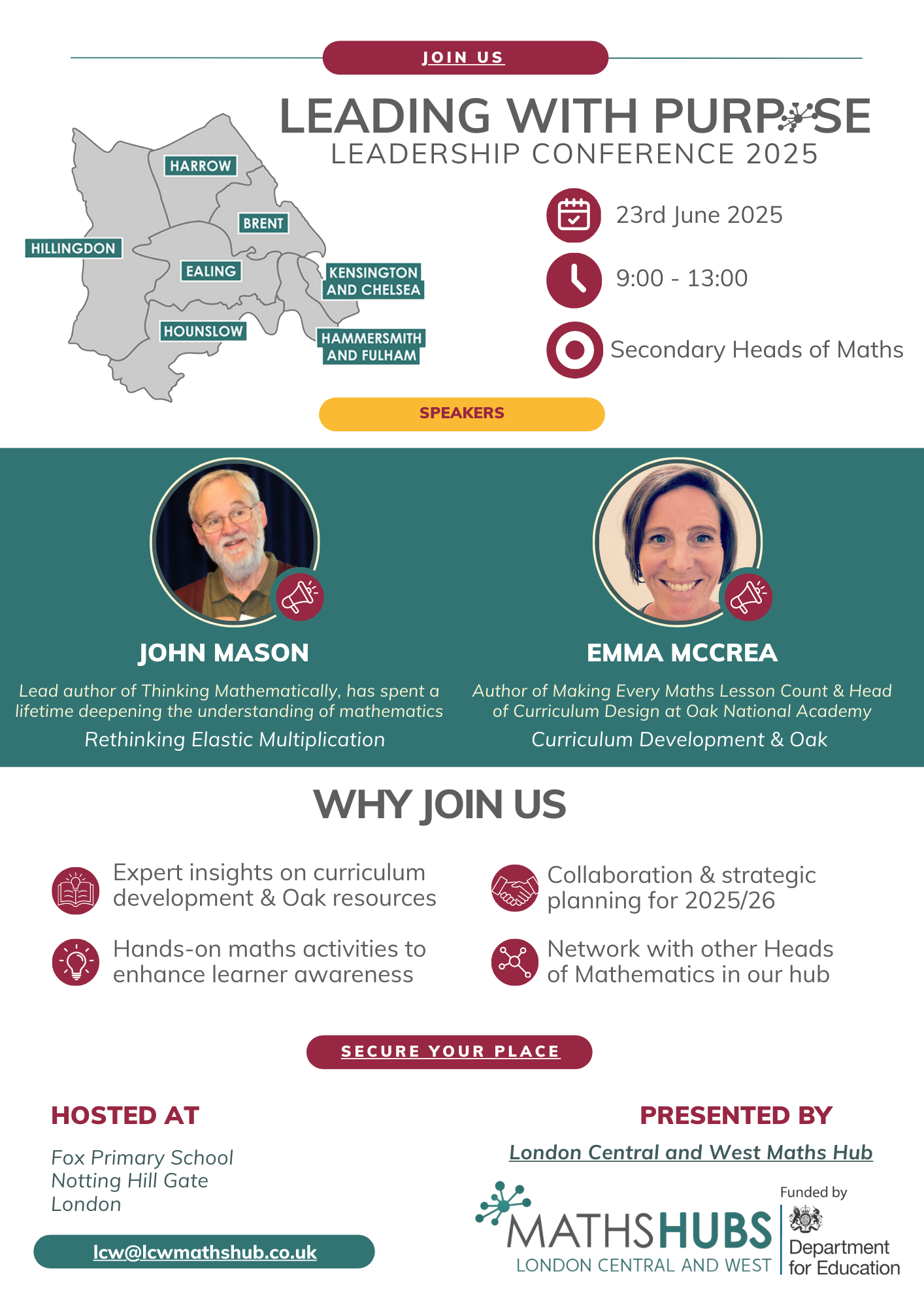 LCWMathsHub – London, Central and West